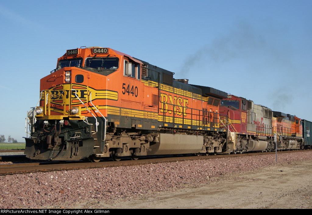 BNSF 5440 East, Roster